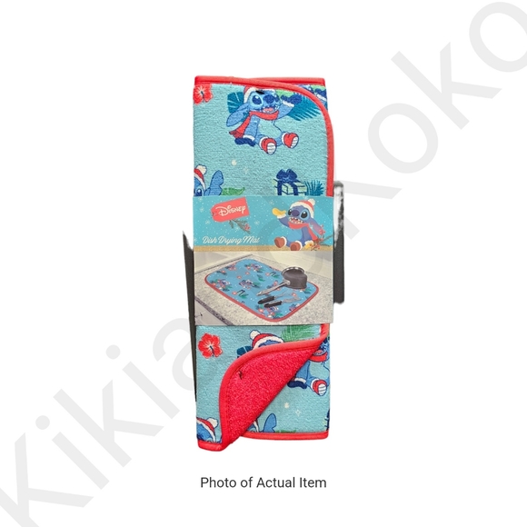 Disney | Kitchen | Last Nwt Disneys Stitch Christmasthemed Dish Drying ...